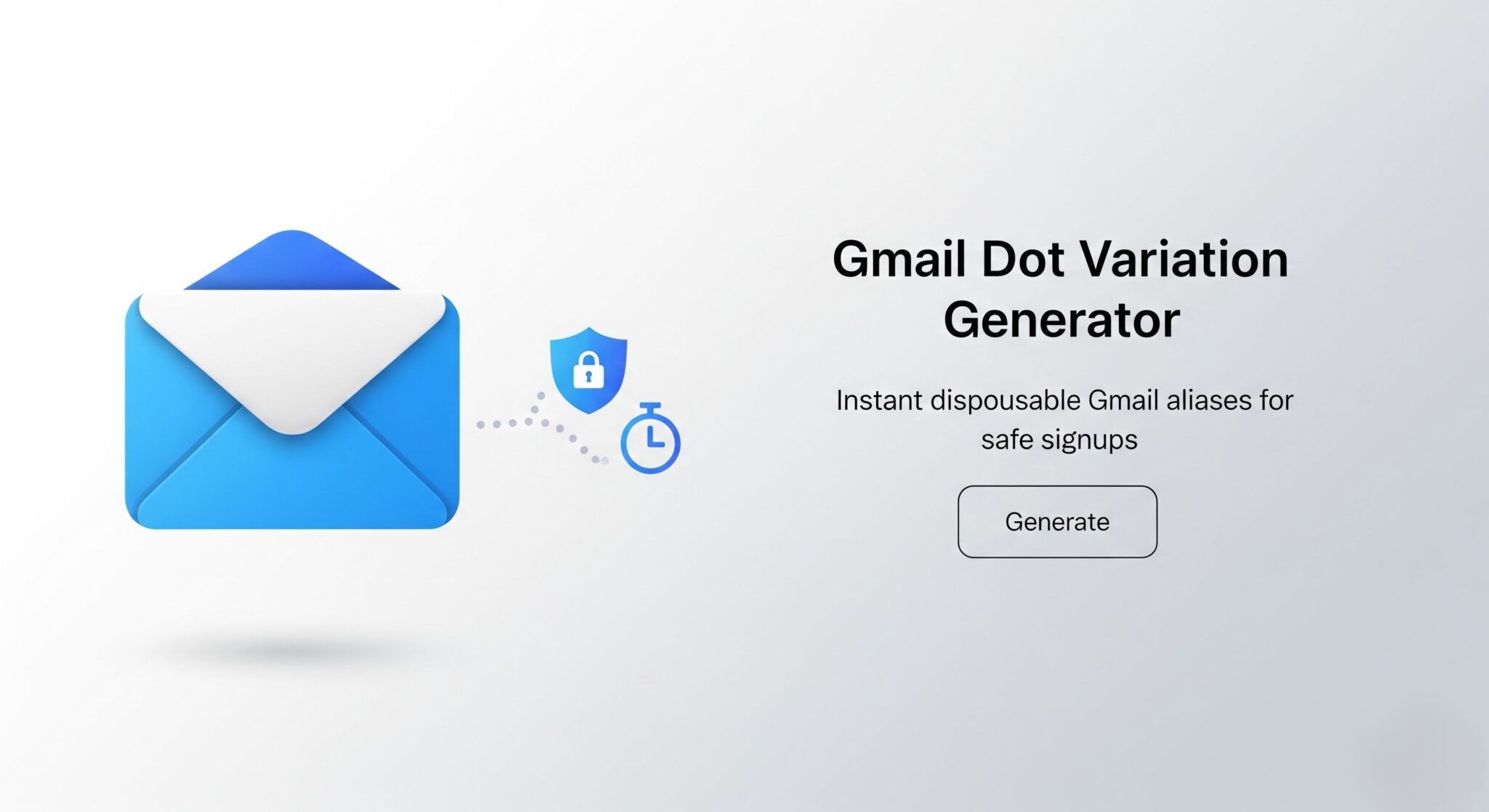 Gmail Dot Variation Generator - Fewne.in